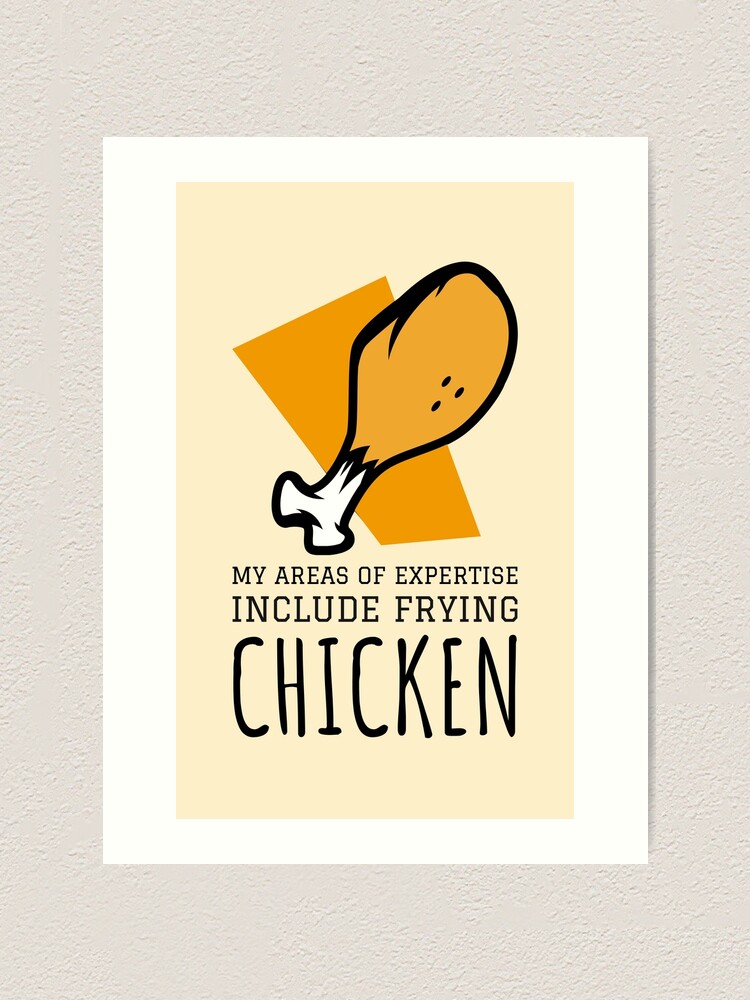 "Funny Fried Chicken Meme" Art Print by javes93 | Redbubble