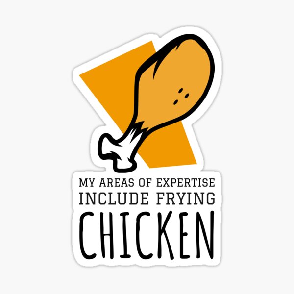 "Funny Fried Chicken Meme" Sticker by javes93 | Redbubble