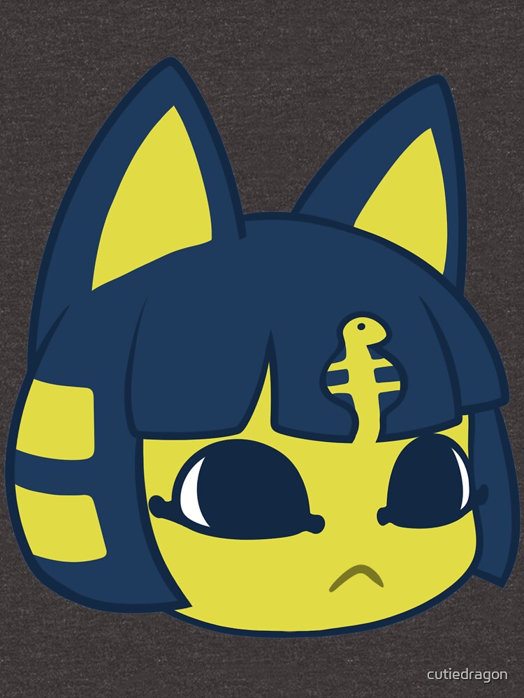 "Chibi Ankha Head" T-shirt by cutiedragon | Redbubble | ankha t-shirts ...