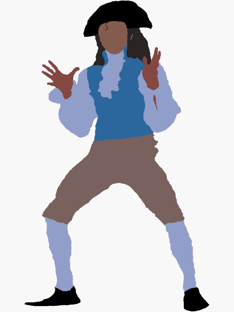 "Philip Hamilton" Sticker for Sale by charcoal29 | Redbubble