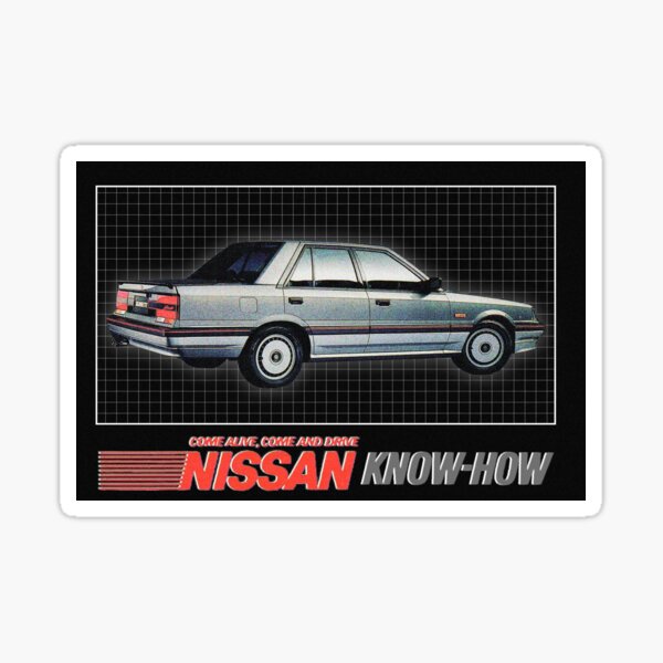 "Nissan Skyline R31 Graphic" Sticker for Sale by lithoman2 | Redbubble