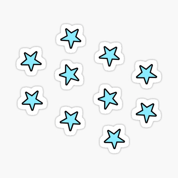 "blue star pack" Sticker by cfrancesca09 | Redbubble