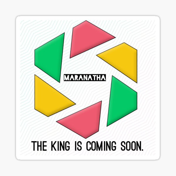 "Maranatha " Sticker by Graciouslove | Redbubble