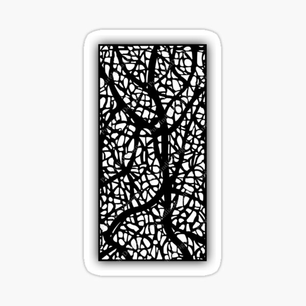 "3d black and white new design i phone" Sticker for Sale by ...