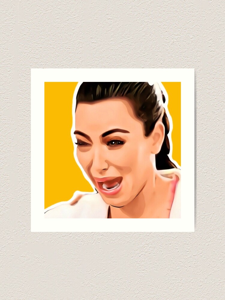 "Kim Kardashian Crying Meme" Art Print for Sale by alexiasimoes6 ...