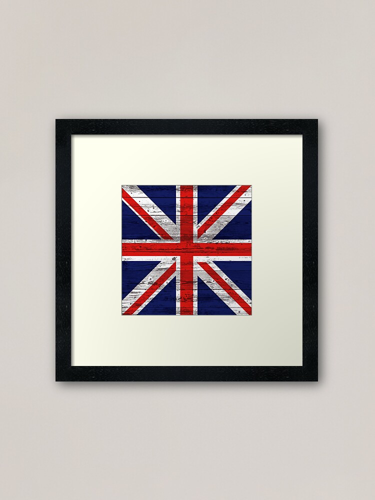 "Union Jack flag" Framed Art Print for Sale by creativelolo | Redbubble