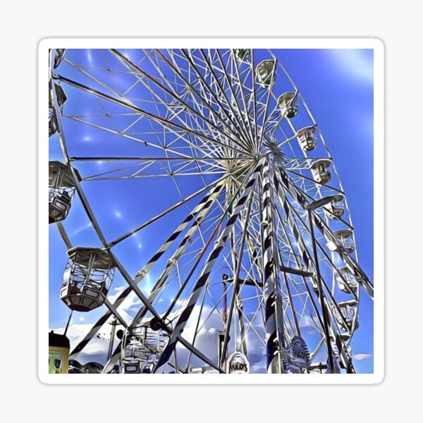 "Ferris wheel" Sticker by ozdust-ballroom | Redbubble