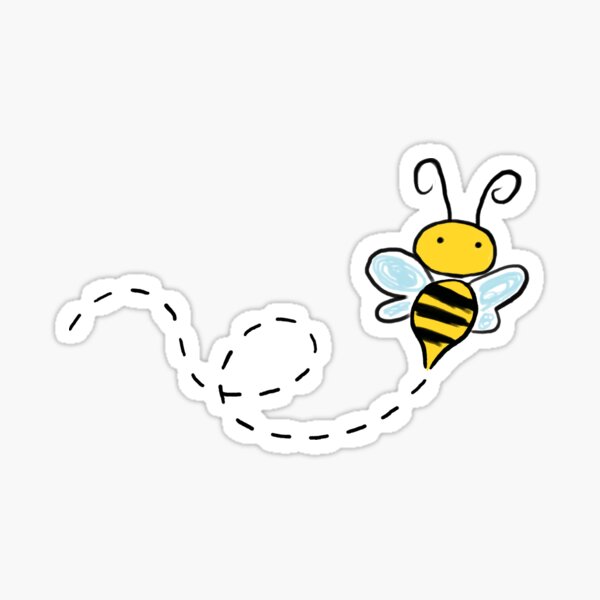 "busy bee" Sticker for Sale by alishadesigns | Redbubble