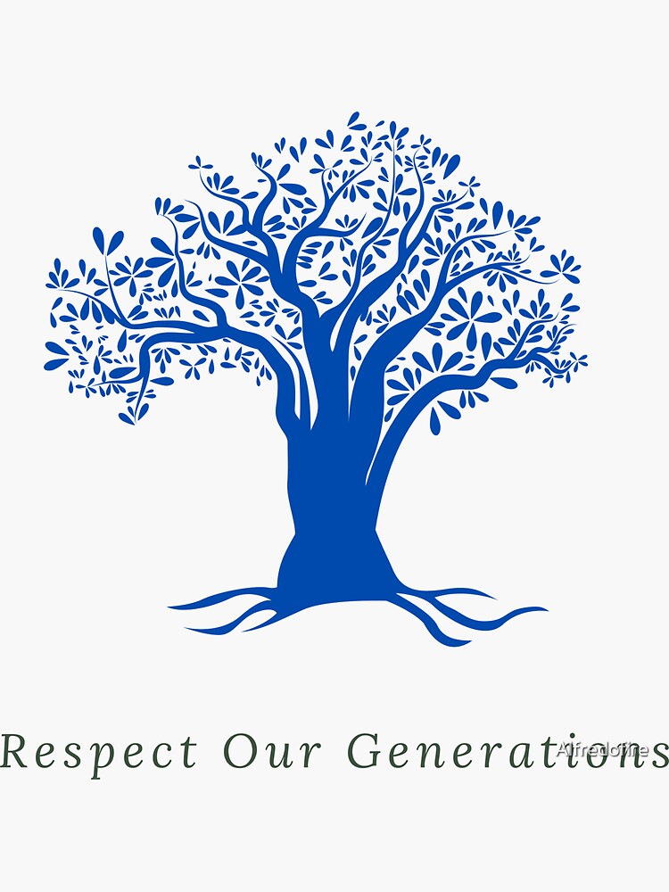 "Generation Tree" Sticker for Sale by Alfredofire | Redbubble