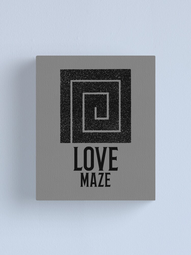 "LOVE MAZE" Canvas Print by irstore11 | Redbubble