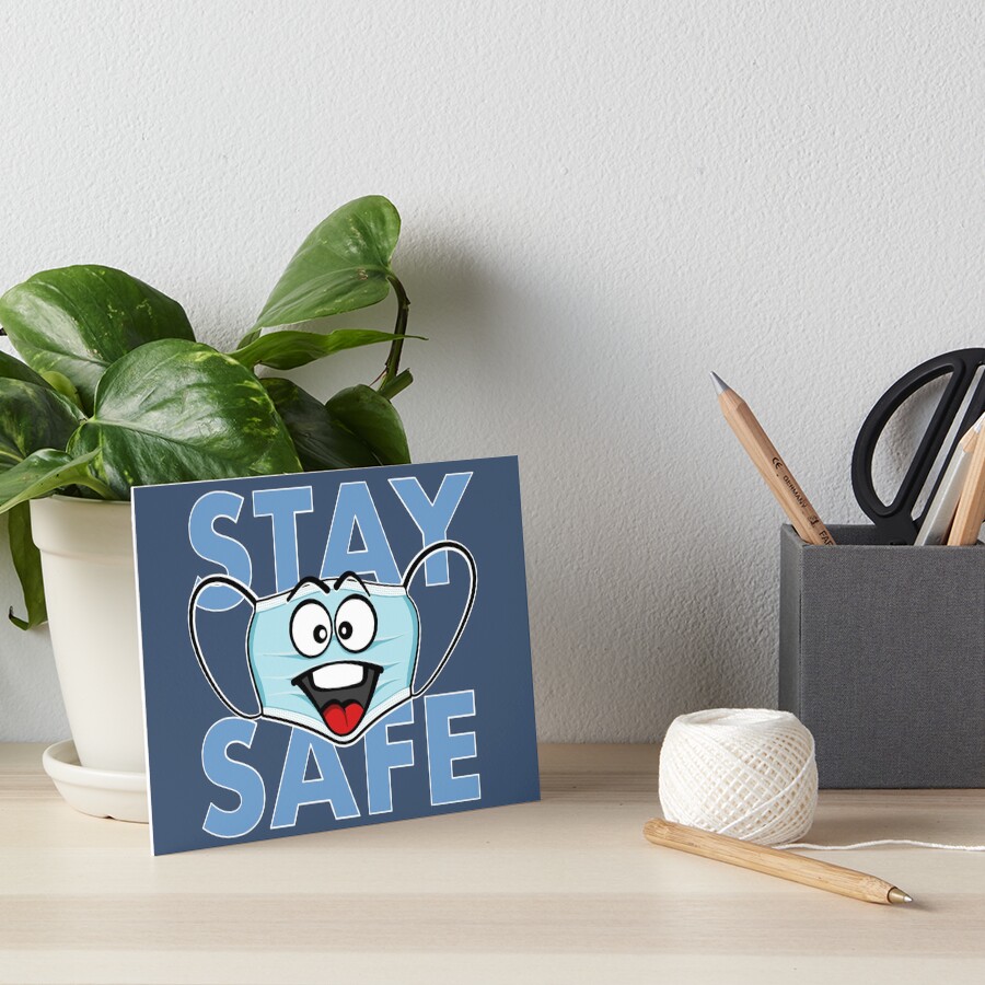 Lámina rígida «Ten cuidado ! Ilustración de dibujos animados de una ...