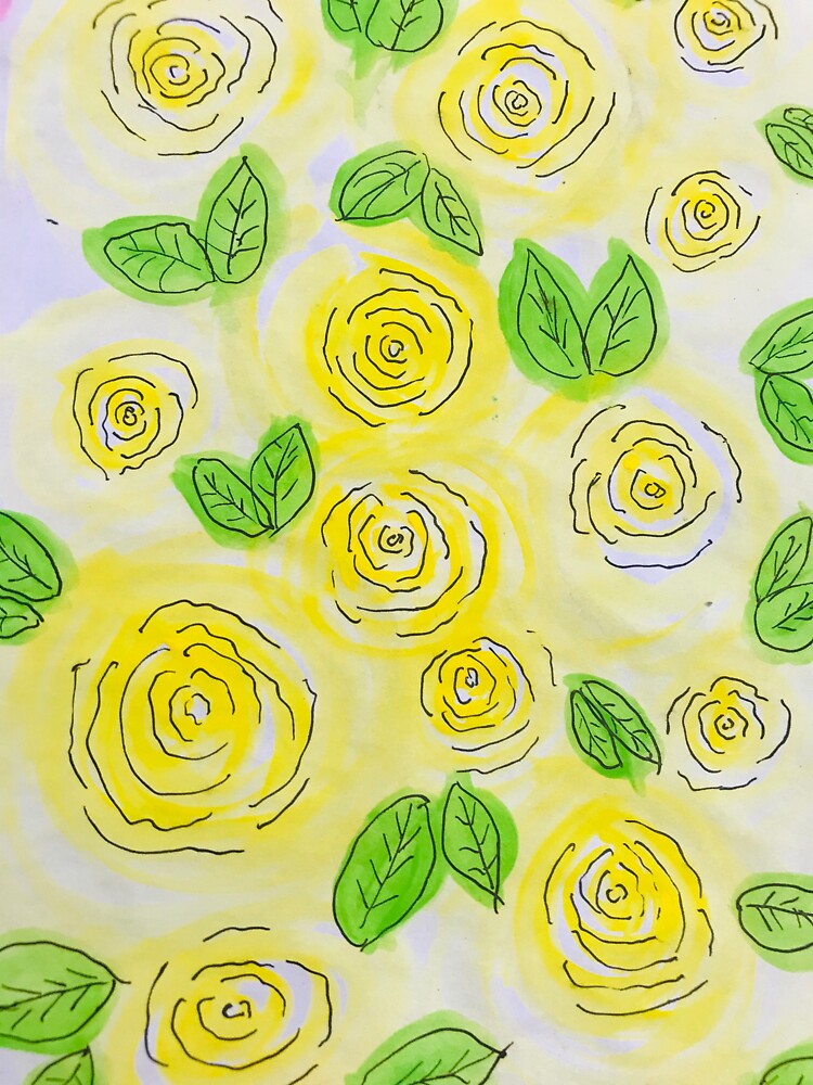 "Yellow me!" Sticker for Sale by Kanchh | Redbubble