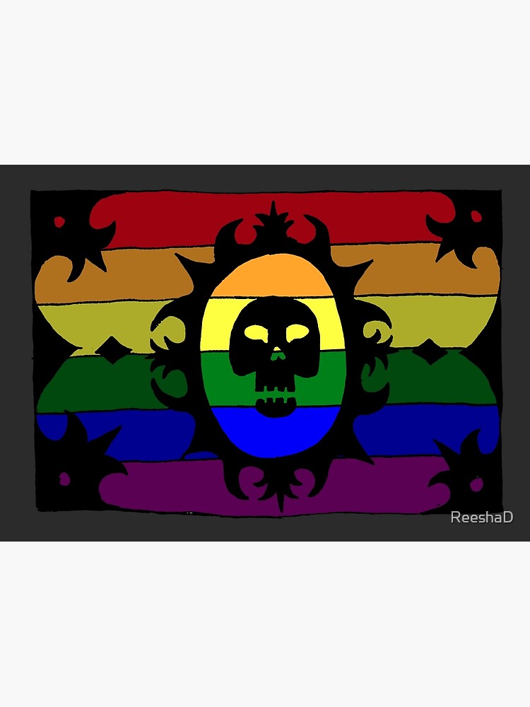 "gothic pride flag" Poster for Sale by ReeshaD | Redbubble