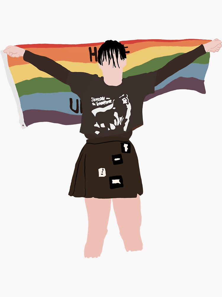 Yungblud Lgbt Flag Sticker By Vanniiwndrlnd Redbubble