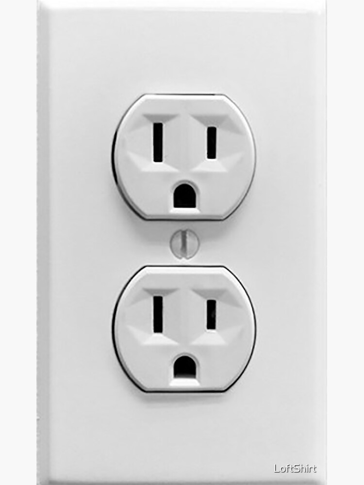 "Power Outlet Sticker - Ac power plugs Sticker" Sticker for Sale by ...