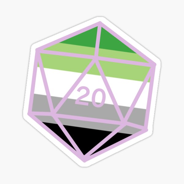 "nat20 Aro" Sticker by ramblelifeaway | Redbubble