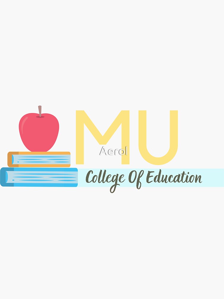 "MU College of Education Design" Sticker for Sale by Aerol | Redbubble
