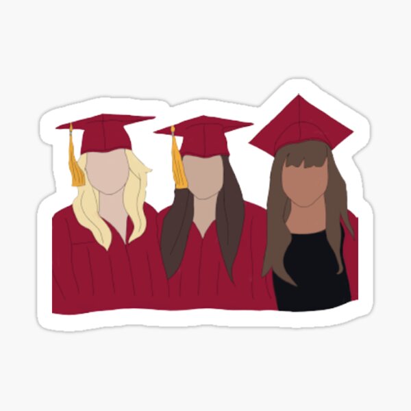 "TVD Graduation" Sticker by iamthestickler | Redbubble