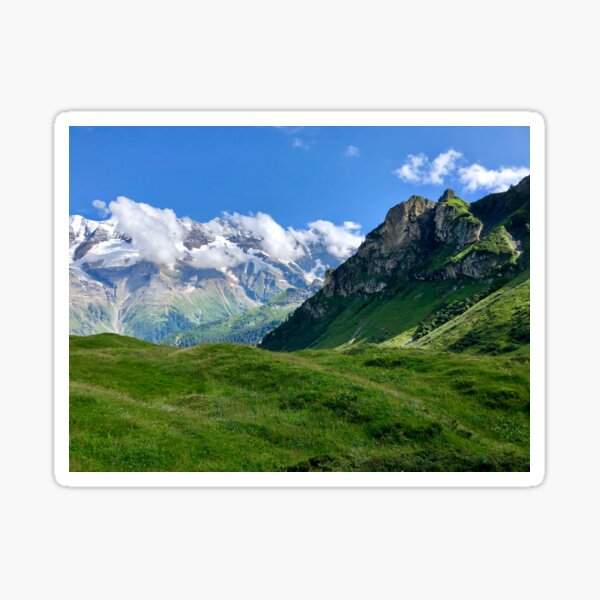 "Interlaken Mountains 6 - Switzerland" Sticker by neurosci | Redbubble