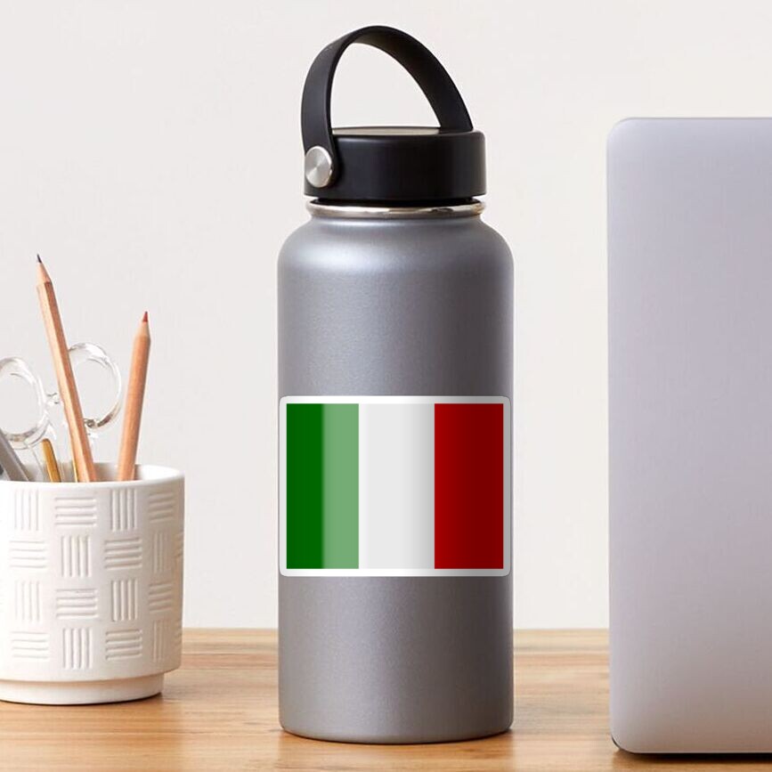 "Italian Flag" Sticker for Sale by sweetsixty | Redbubble