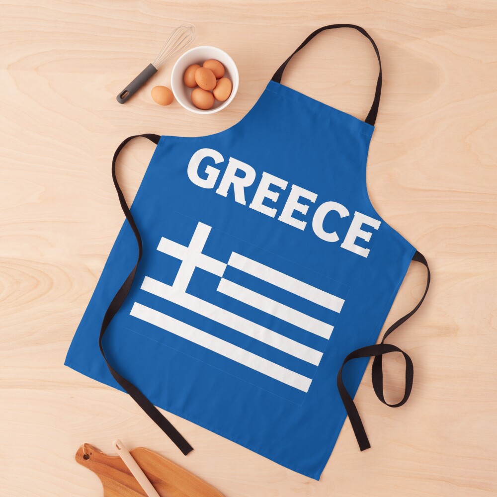 "Greece Greek Flag" Apron for Sale by vladocar | Redbubble