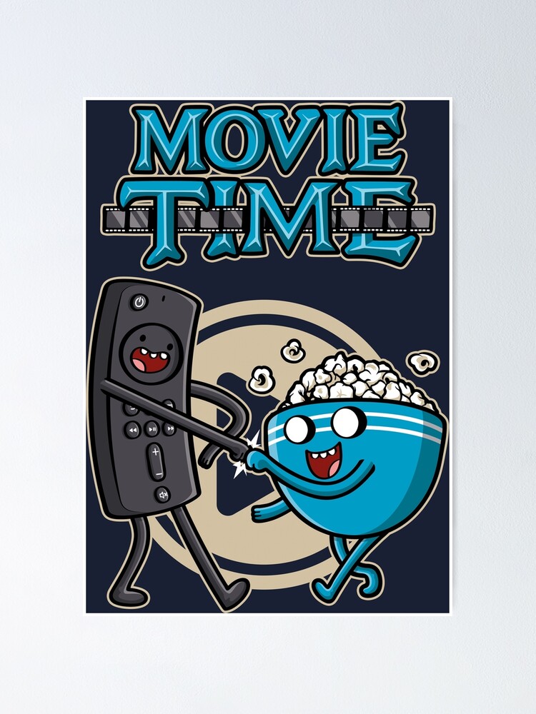 "Home Movie Time v2" Poster for Sale by Olipop | Redbubble