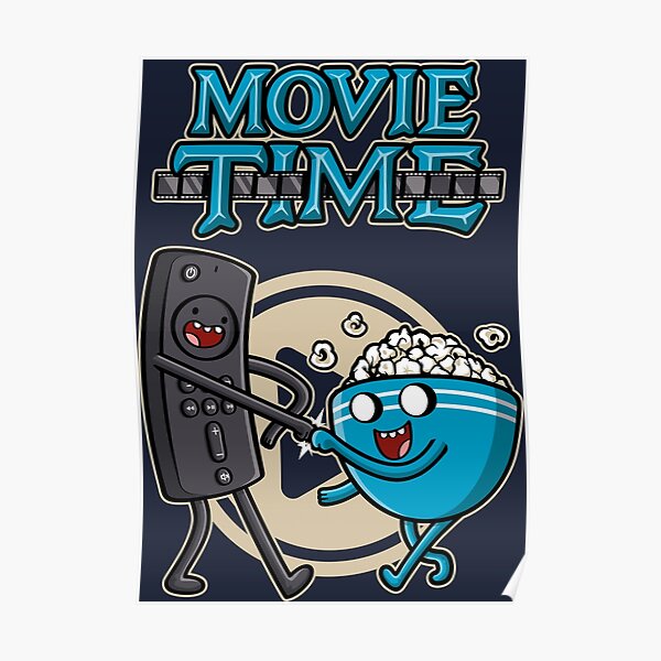 "Home Movie Time v2" Poster for Sale by Olipop | Redbubble