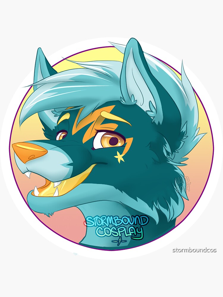 "Stormbound Cosplay (circular)" Sticker by stormboundcos | Redbubble