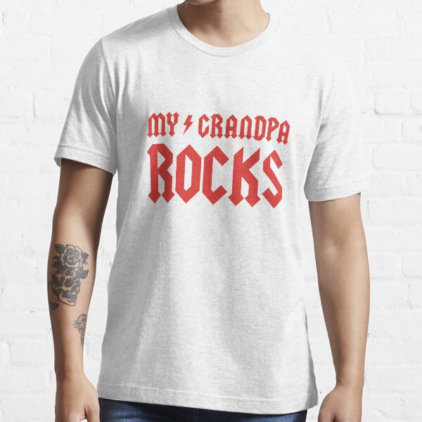 "My Grandpa Rocks!" T-shirt by racooon | Redbubble