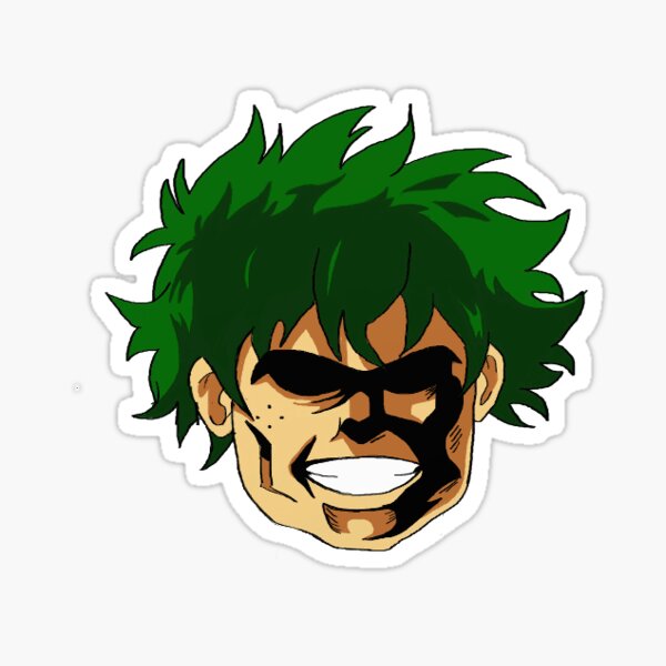 "Deku eat this" Sticker by Evolacie | Redbubble
