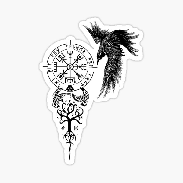 "Viking Talisman" Sticker by bladestreet | Redbubble