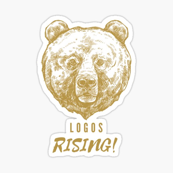 "LOGOS RISING" Sticker for Sale by SEKinsey | Redbubble