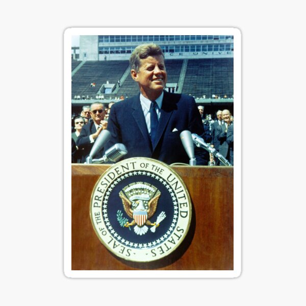 "John F Kennedy JFK president" Sticker for Sale by a1188 | Redbubble