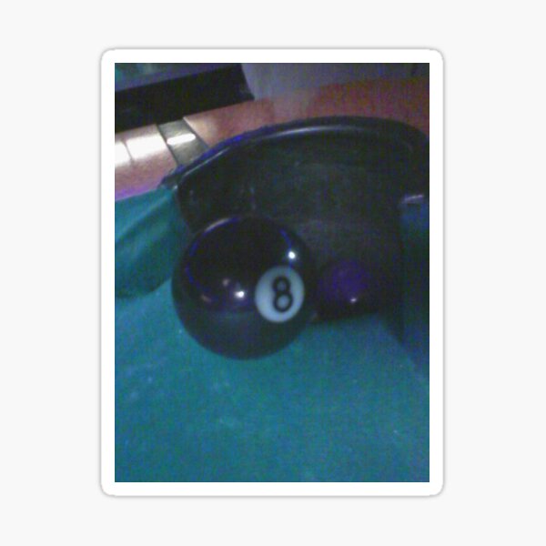 "8 Ball" Sticker for Sale by protocultureBJJ | Redbubble