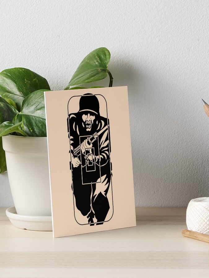 "Figure 11 Military Gun Range Target" Art Board Print for Sale by ...