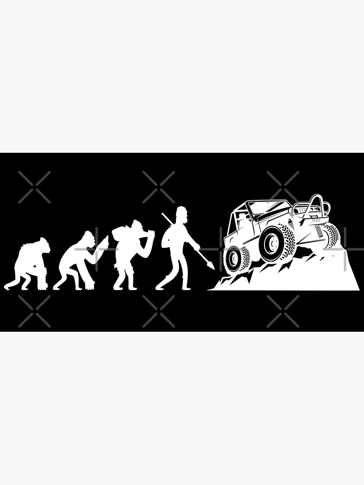 "Off road evolution 4wd four wheel drive car" Poster for Sale by ...