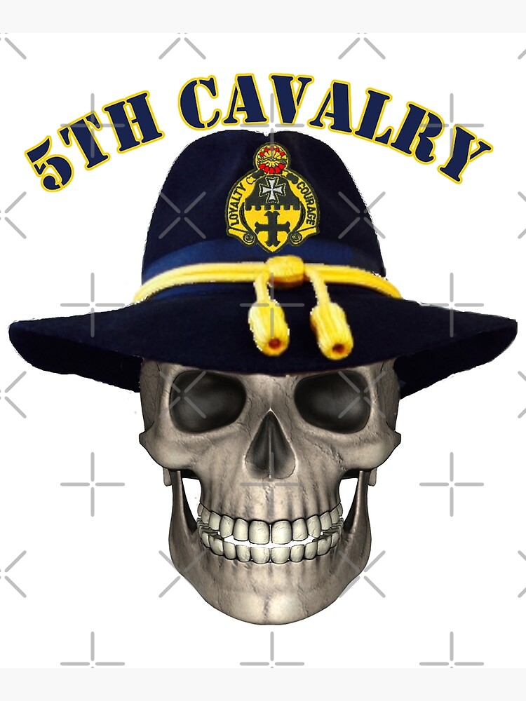 "5th Cavalry Regiment - Army Unit of Fifth Cavalry" Mounted Print for ...