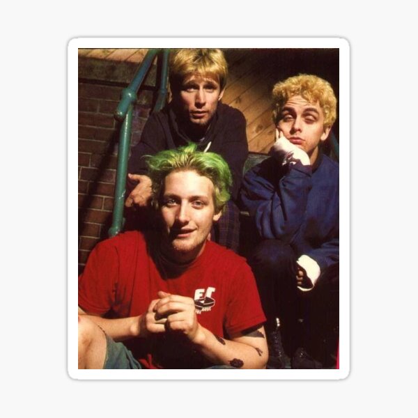Green Day Blue Guitar Stickers | Redbubble