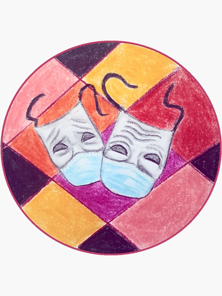 "Theater masks wearing corona / covid 19 face masks - sock and buskin ...