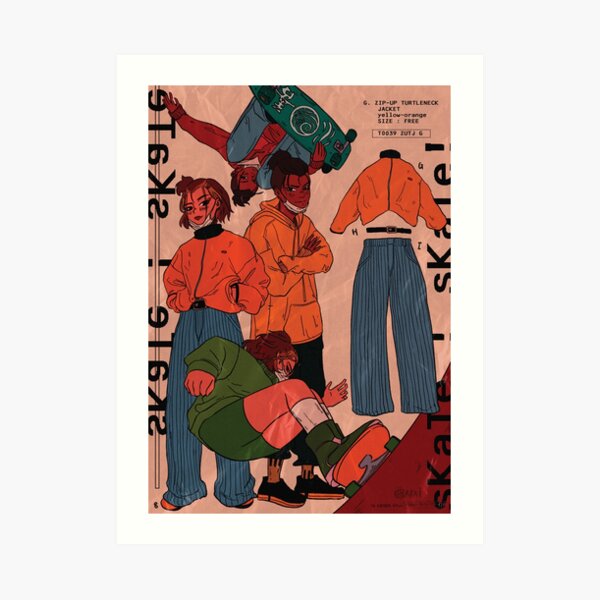 Sk8 Buddies Suki Sokka Art Print For Sale By Oakai Redbubble 