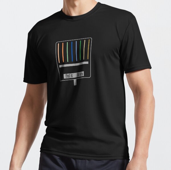"RJ45 Ethernet Wiring Color Guide. That is the way!" Active T-Shirt for ...
