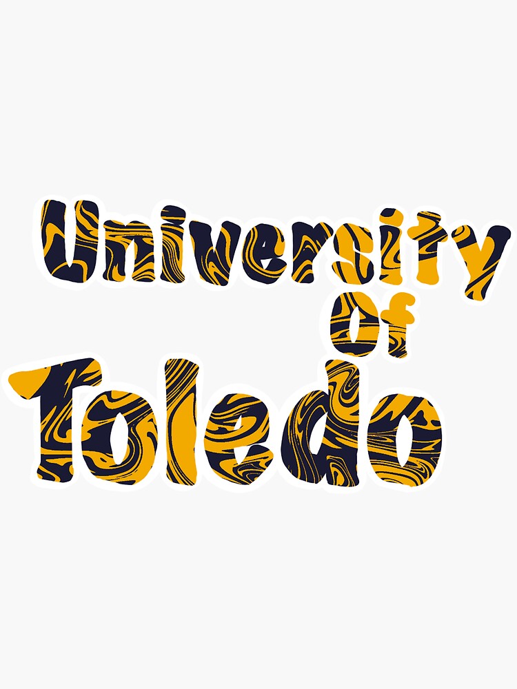 "University of Toledo " Sticker for Sale by Courtychuck | Redbubble