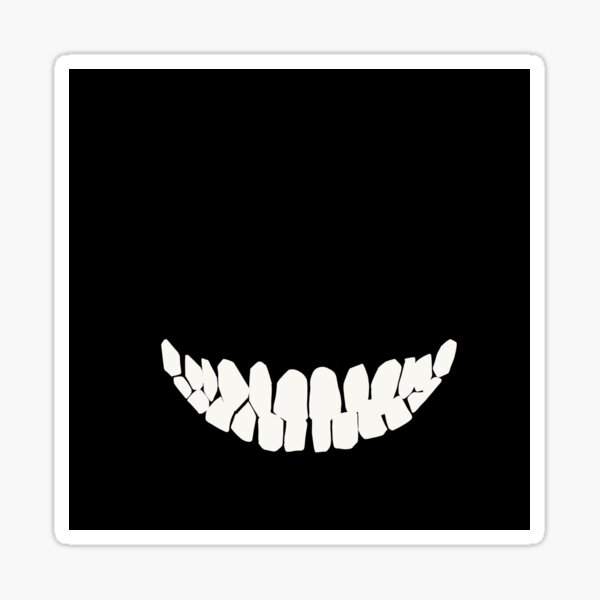 "Creepy Grin" Sticker by EN101 | Redbubble