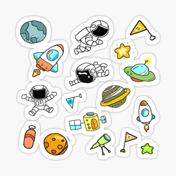 "large space pack" Sticker by alishadesigns | Redbubble