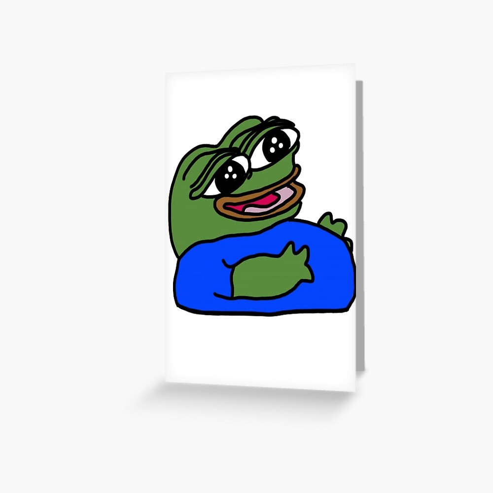 "fat peepo" Greeting Card for Sale by Katuse | Redbubble