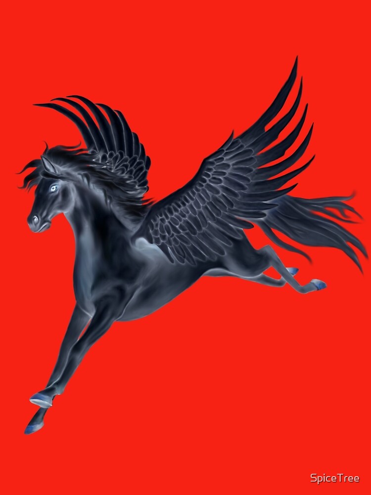 Black Flying Pegasus