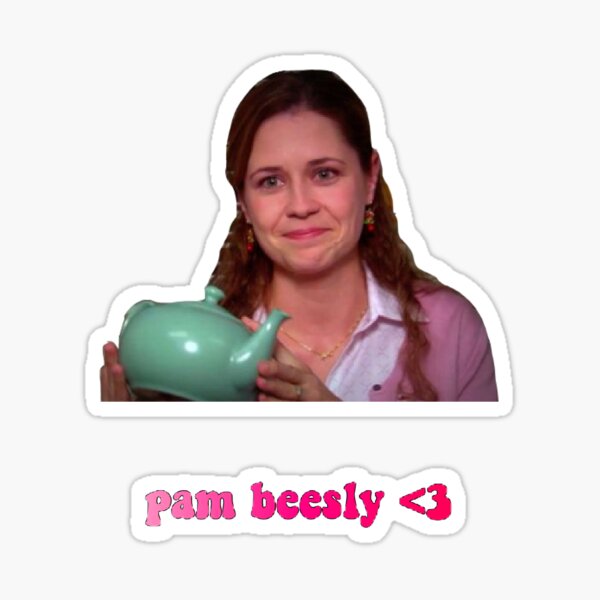 "pam beesly" Sticker for Sale by alexisschmidt29 | Redbubble