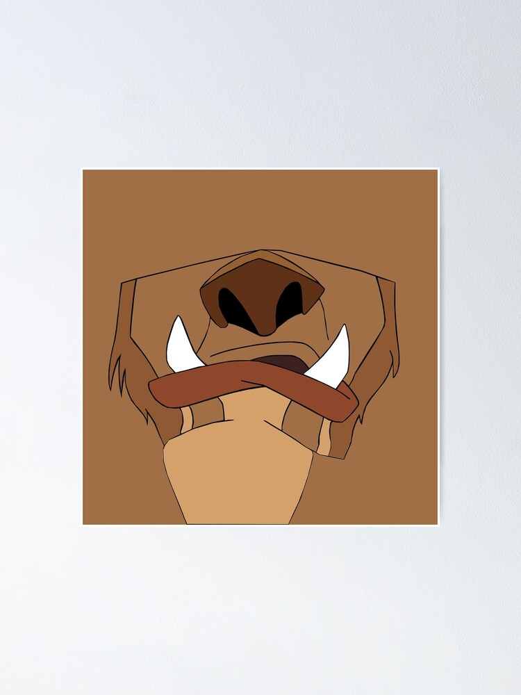 "Smiling Beast!" Poster by DLPCharacterLiv | Redbubble