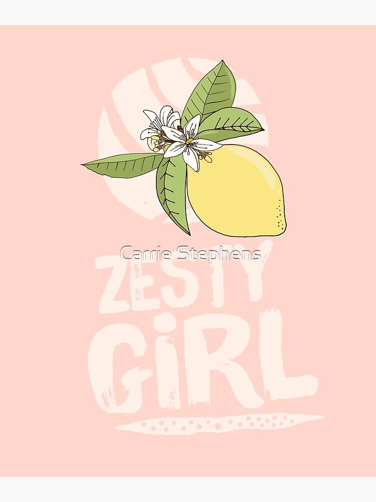 Póster «Zesty Girl, animada, entusiasta, llena de sabor extra!» de ...