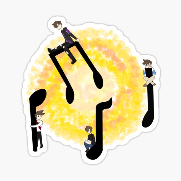 "Tiny sander sides (With background)" Sticker for Sale by Corporal-Cold ...